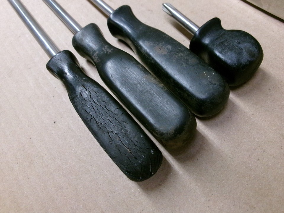 Vintage Snap-on USA 4-Piece Reed & Prince Screwdriver Set | eBay