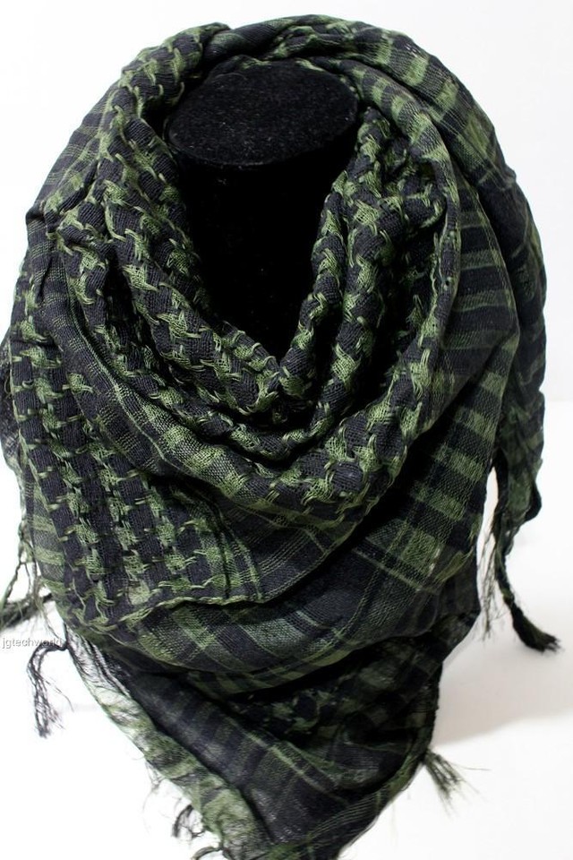 Arab Shemagh Keffiyeh Military Tactical Palestine Light Scarf Shawl ...