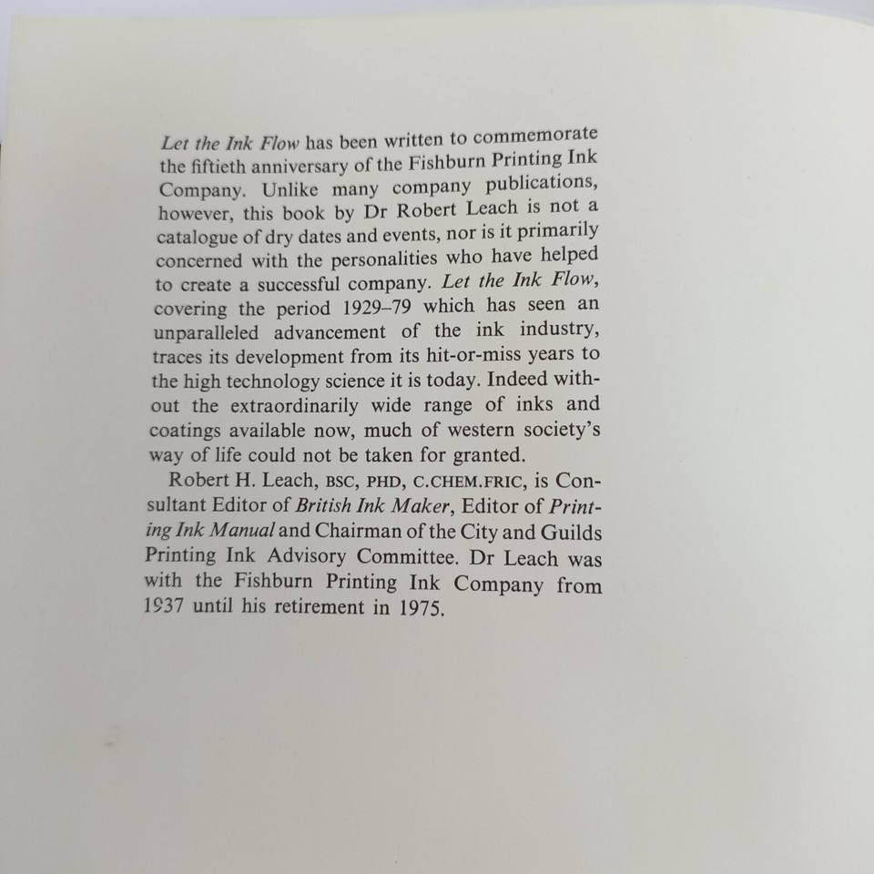Let The Ink Flow History The First Fifty Years Of Fishburn Ink Robert ...