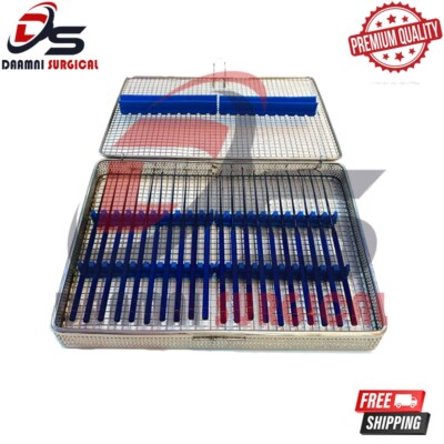 Rhoton Micro Dissector Expanded 20 PCs Set Titanium Coated In Steel Kit ...