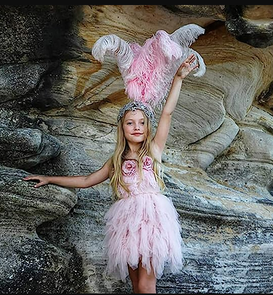 IBTOM CASTLE Kids Swan Princess Dance Costume Feather Ballerina Dress ...