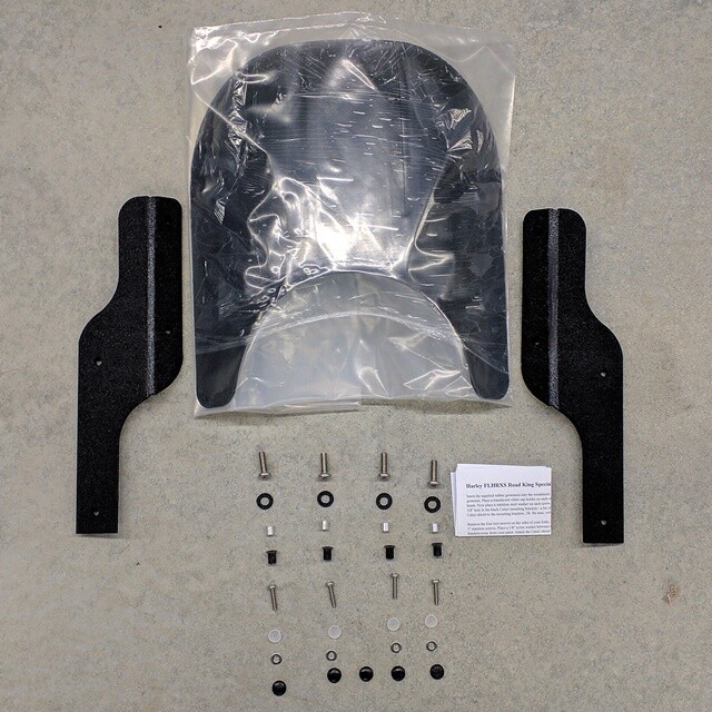 Calsci Tinted Shorty Windshield for Harley Fat Boy FLSTF FLFB 1990-2022 ...