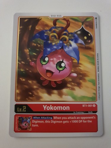 Yokomon Ver 1.0 BT1-001 Rare Digimon Card | eBay