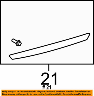 76801-52281 Toyota Garnish sub-assy, back door, outside 7680152281, New ...