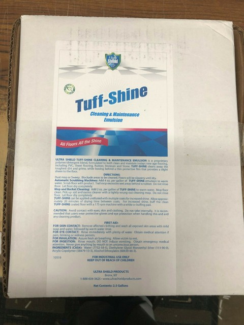 UltraShield Tuff Shine Cleaning and Maintenance Emulsion 1 Gallon for ...