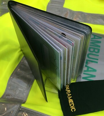 Paramedic Black Edition A6 Hardback Wallet with 14 Prompt cards ...