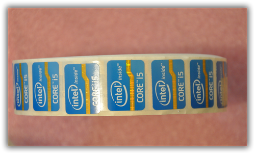 5x Intel Core i5 Inside Sticker Badge 2nd 3rd Generation Desktop Logo ...