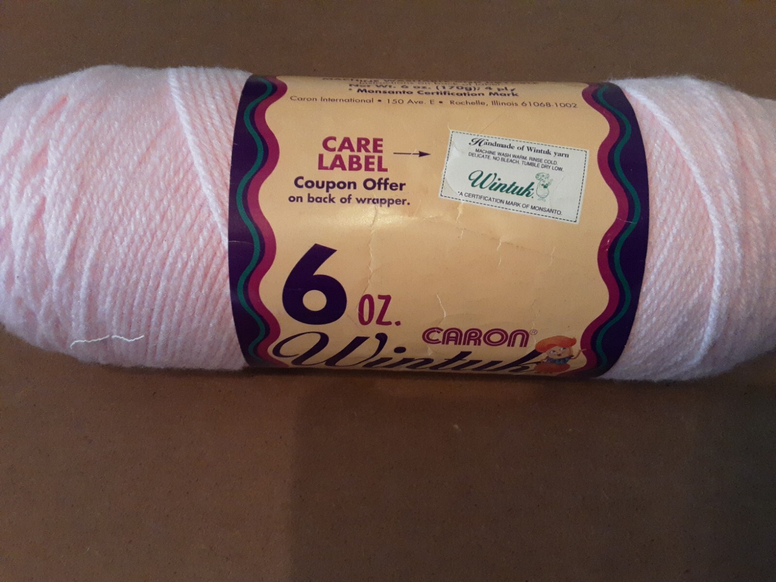 Vintage Baby Pink Caron Wintuk Yarn 6.0 oz | eBay