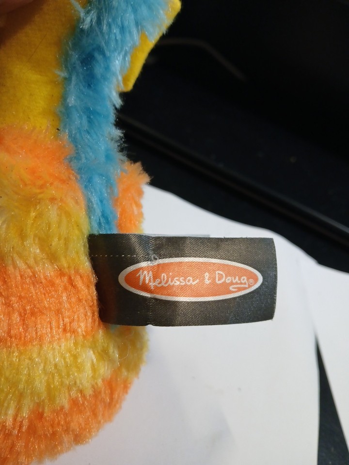 Melissa and Doug Monster Bowling Soft Plush Indoor Game 6 Pins 1 Ball ...