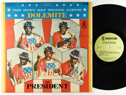 Rudy Ray Moore - Dolemite For President LP - Generation International ...