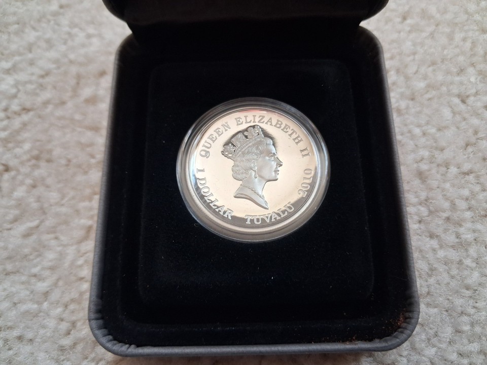 Tuvalu 2010 $1 1 oz Silver High Relief Coin - Pheidippides' Marathon ...