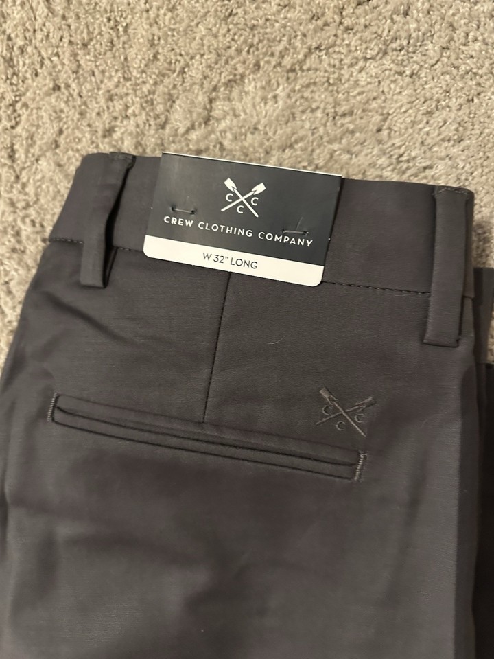 BNWT Crew Clothing Smart Flex Stretch Trouser 32L | eBay UK