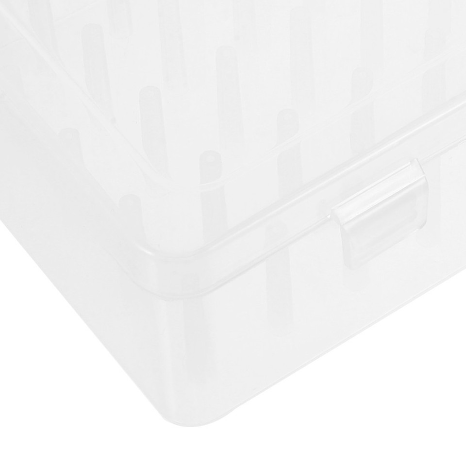 Sewing Thread Organizer Box Clear Plastic Thread Storage Container for ...