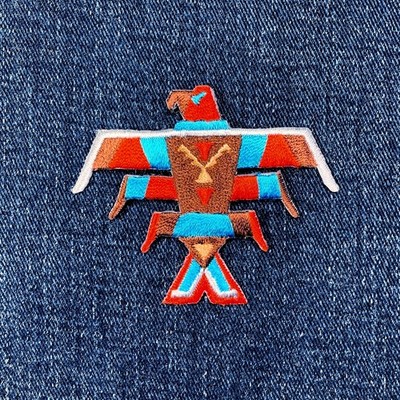 Firebird Applique Patch - Eagle Bird Embroidered Badge Iron On 2.5" | eBay