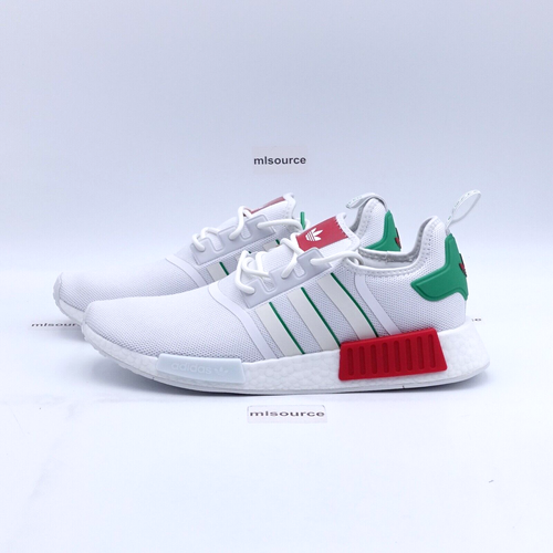 Size 12 Men's adidas Originals NMD_R1 Mexico Shoes HQ1434 White/Green ...