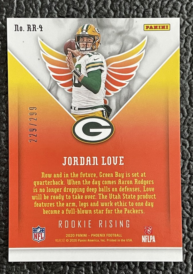 🔥JORDAN LOVE 2020 PHOENIX ROOKIE RISING RED REFRACTOR ROOKIE CARD /299🔥 ...