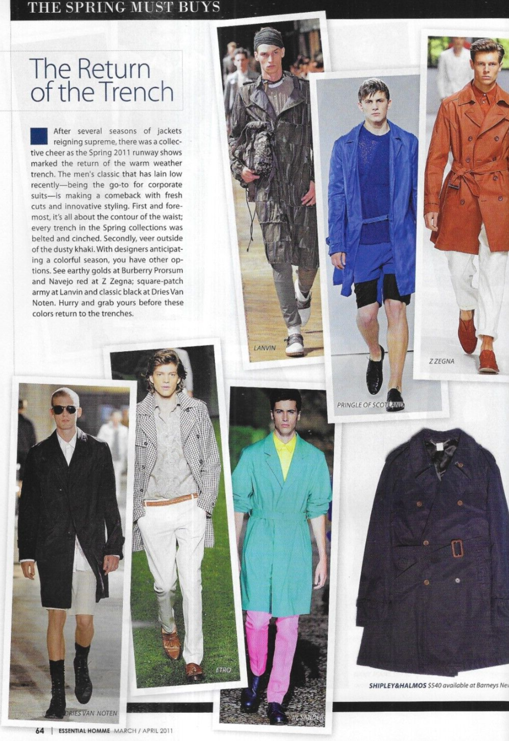 Homme Essential Magazine Spring Fashion Runway Hairstyle Rad Hourani ...
