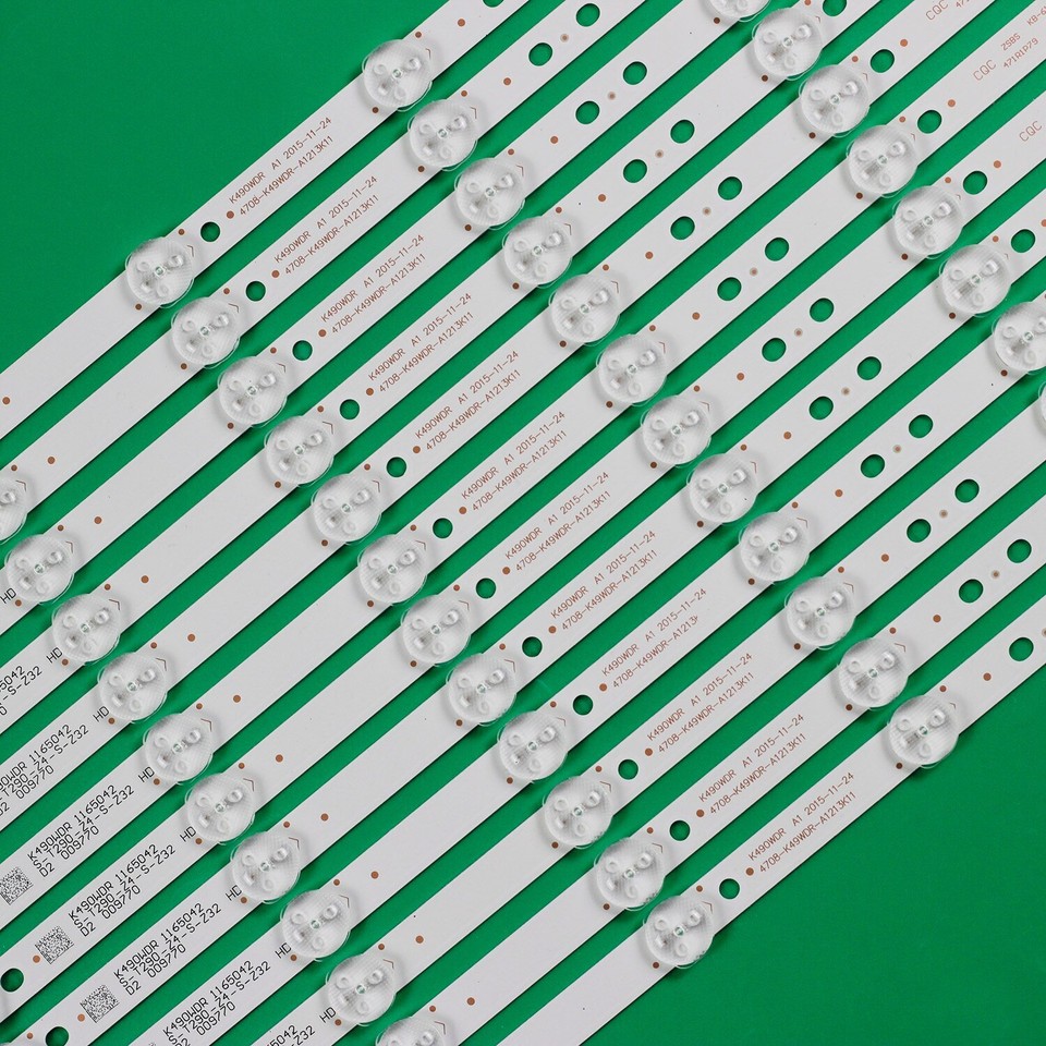 New set LED Strips Lamp Bars For Toshiba 49L621U 49L621 4708-K49WDR ...