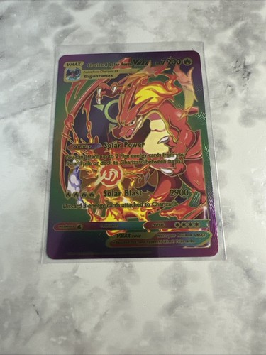 Charizard Solar Form Vmax Multi Foil💥Fan Art💥Hp7900 NM | eBay