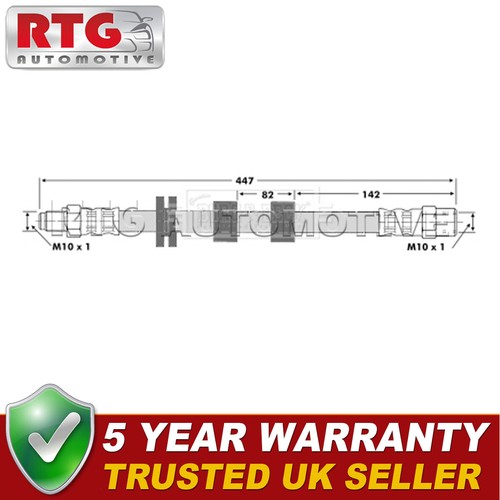 Front Outer Brake Hose Fits BMW 5 Series 8 7 34321159891 | eBay UK