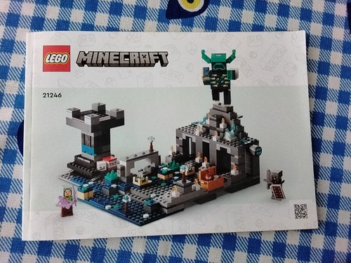 LEGO BAUANLEITUNG 21246 Minecraft The Deep Dark Battle Instruction Only ...
