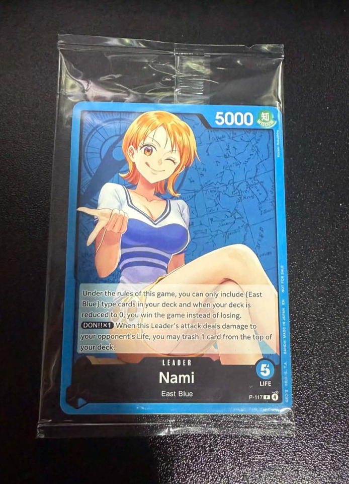 One Piece TCG! Nami P-117 Go All The Way To The Top Promo NM ENGLISH ...