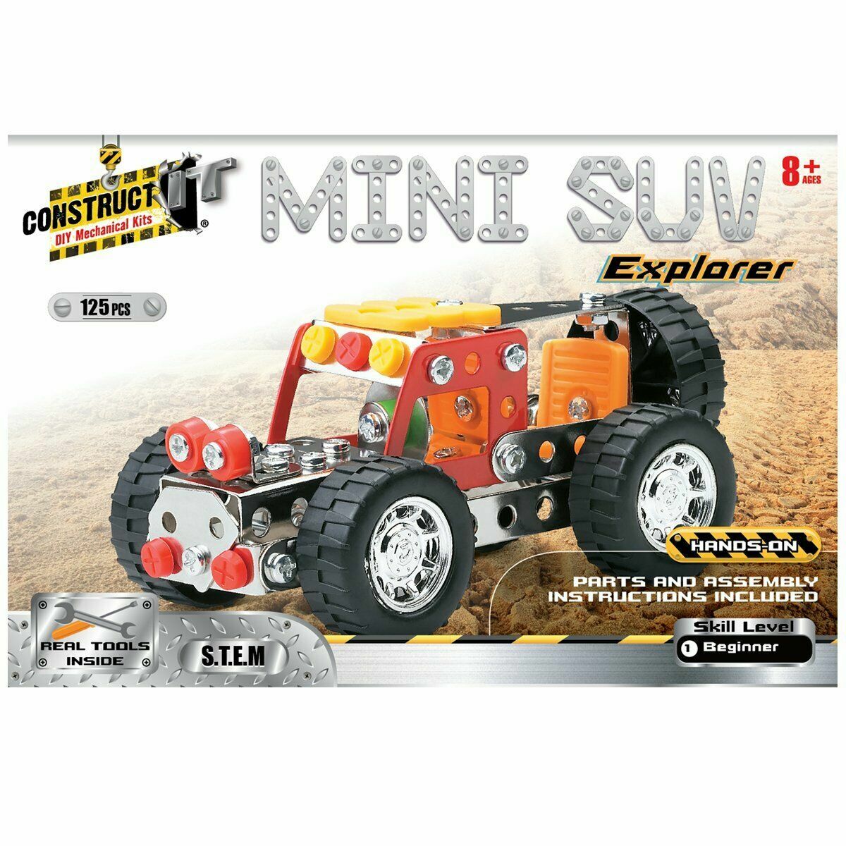 Construct It Mini SUV Explorer 125 Pcs Mechanical Building Toys Kids Toys NEW | eBay Australia