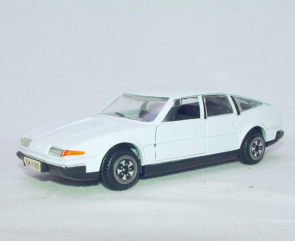Dinky Toys 1:36 ROVER 3500 VANDENPLAS Hatchback Model Car #180 NMIB`79 ...