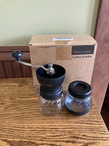 Triple Tree Manual Hand Coffee Grinder With Stainless Steel Handle Used ...