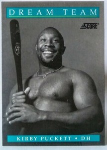 Seltene 1991 Score Dream Team #11 13dt #891 Kirby Puckett Baseball Card ...