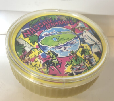 Vintage Souvenir Playing Cards Round Playing Cards NASSAU BAHAMAS w ...