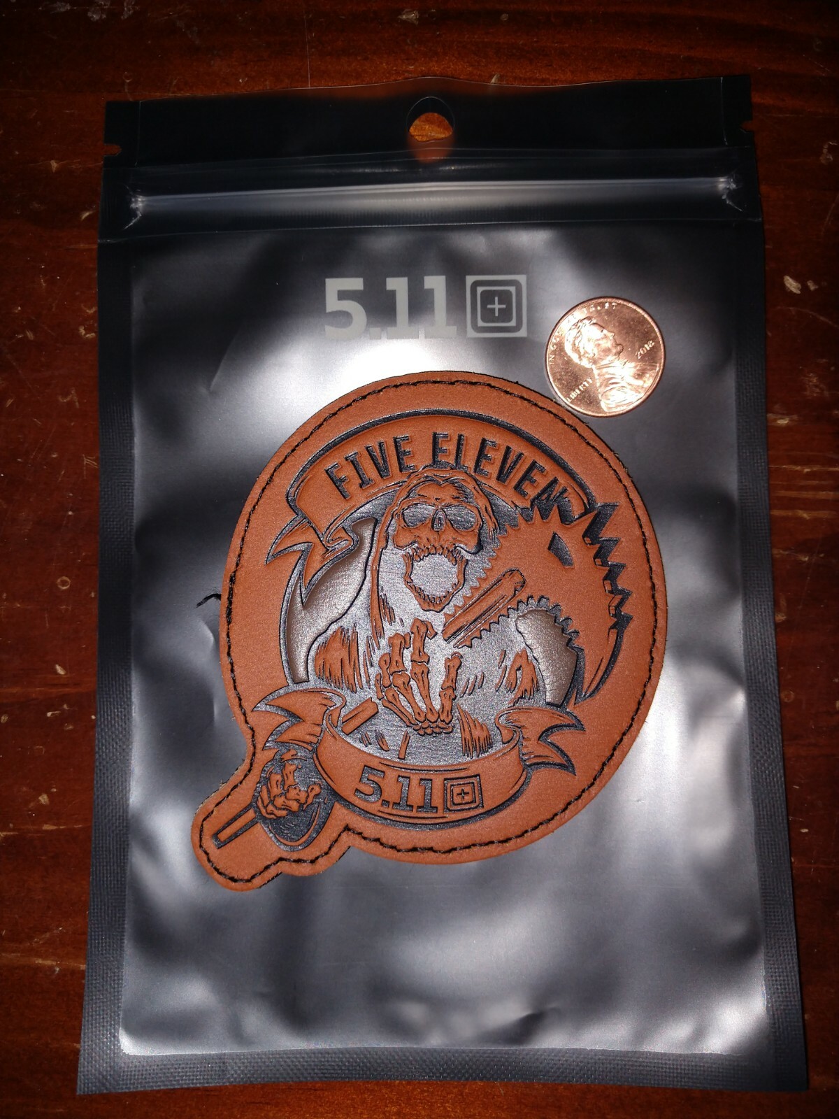 5.11 Tactical Breacher reaper Leather Patch NEW | eBay