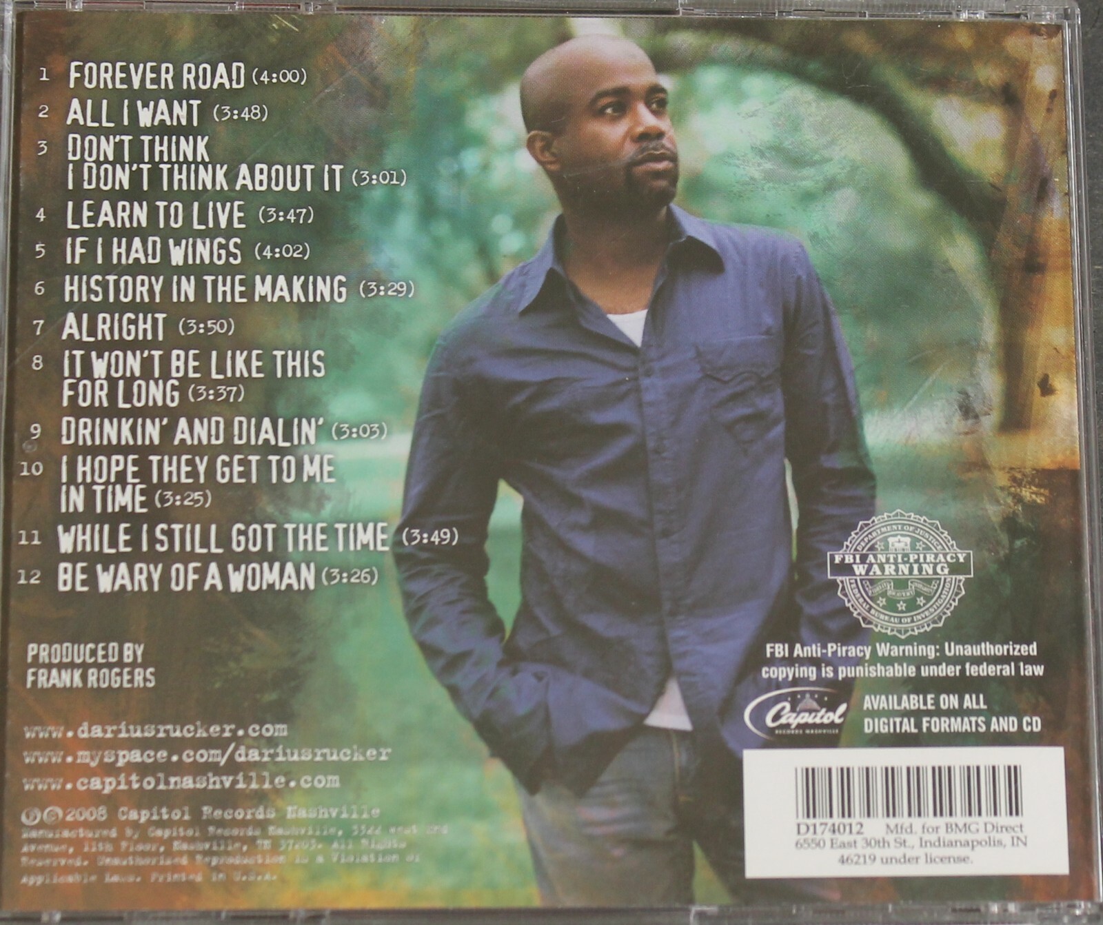 Darius Rucker Learn To Live CD - 2008 Capitol | eBay