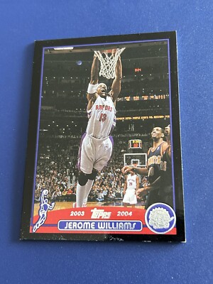 Jerome Williams 2003 Topps Basketball Black Border Parallel #207 SSP ...
