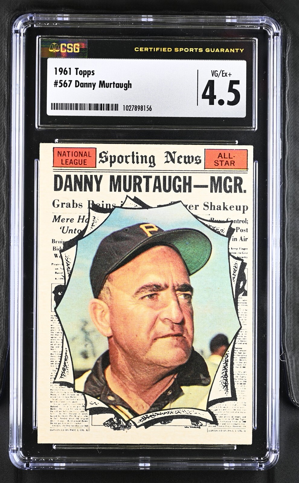 1961 Topps - High # Danny Murtaugh #567 for sale online | eBay