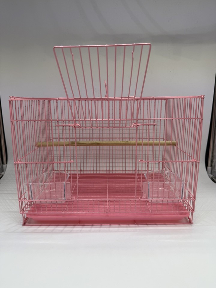 Stackable Rectangle Flight Cage Parakeet Canary Finch Bird Cage Blue ...