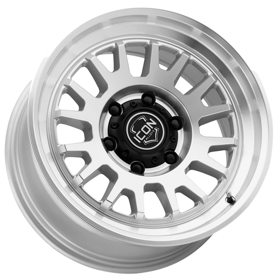 Icon Alloys Anza 17x8.5 5x5" -6mm Silver Wheel Rim 17" Inch ...