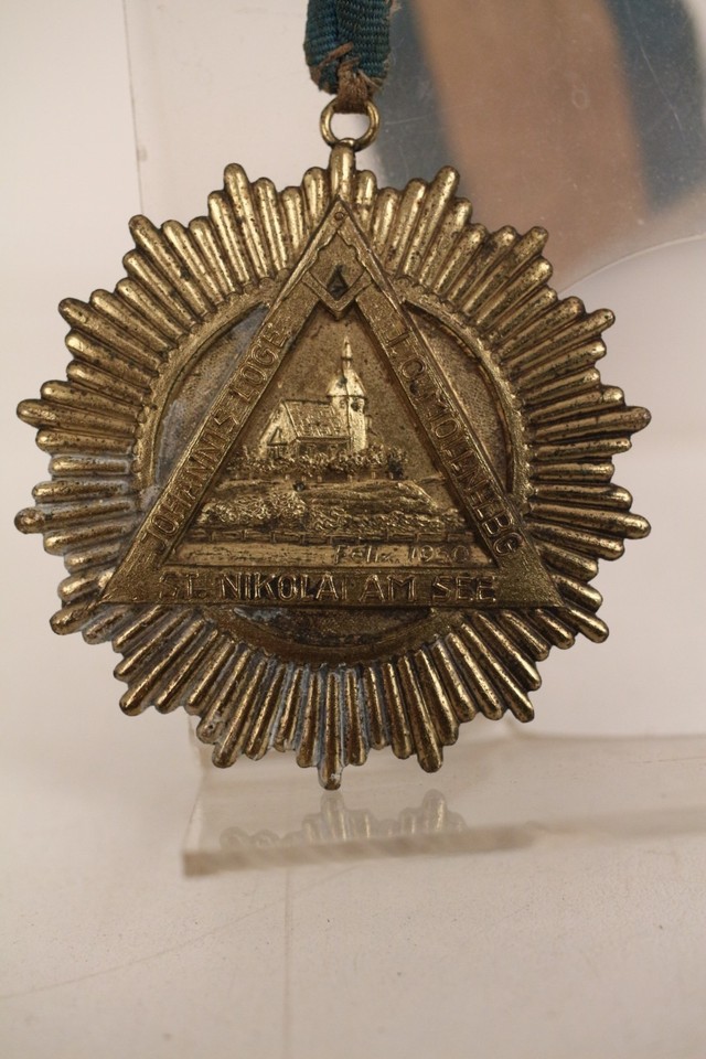Johannes Loge Freimaurer-Abzeichen St. Nikolai am See Felix 1950 Bijou ...