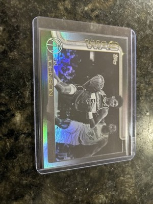 2025-26 Topps Black Friday AJ Johnson Blackout Parallel #99 - Wizards ...