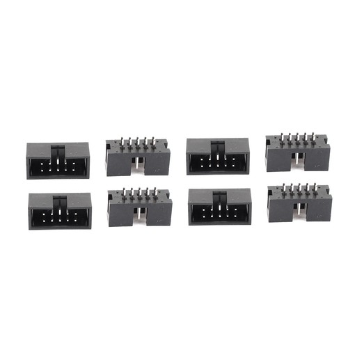 38 Pcs 2*5 10Pin PCB Box Header IDC Male Socket 617662789237| eBay