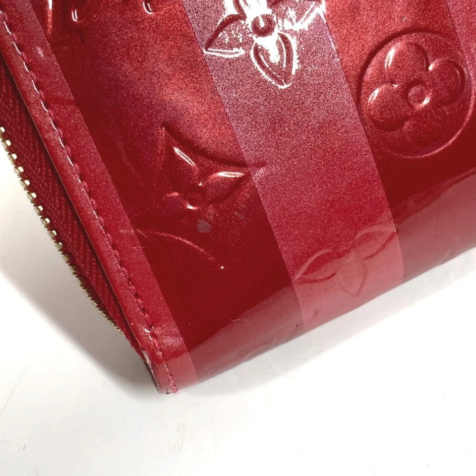 LOUIS VUITTON M91718 Monogram Rayeur Vernis Zippy Wallet, Long Wallet ...