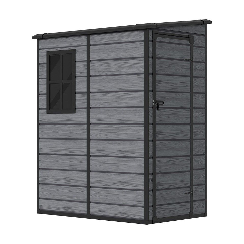 8x6 8x4 6x4.4ft Outdoor Garden Storage Shed Bike Tool Plastic House w ...