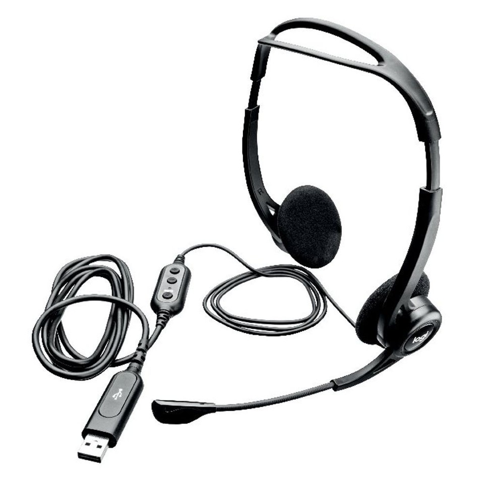 Logitech 960 USB Headset 2.4m Cable Length USB-A Connectivity 981 ...