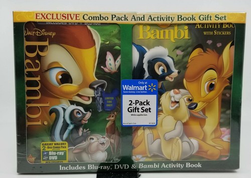 Bambi Blu Ray DVD Exclusive2 Disc Combo Pack with Activity Book | eBay