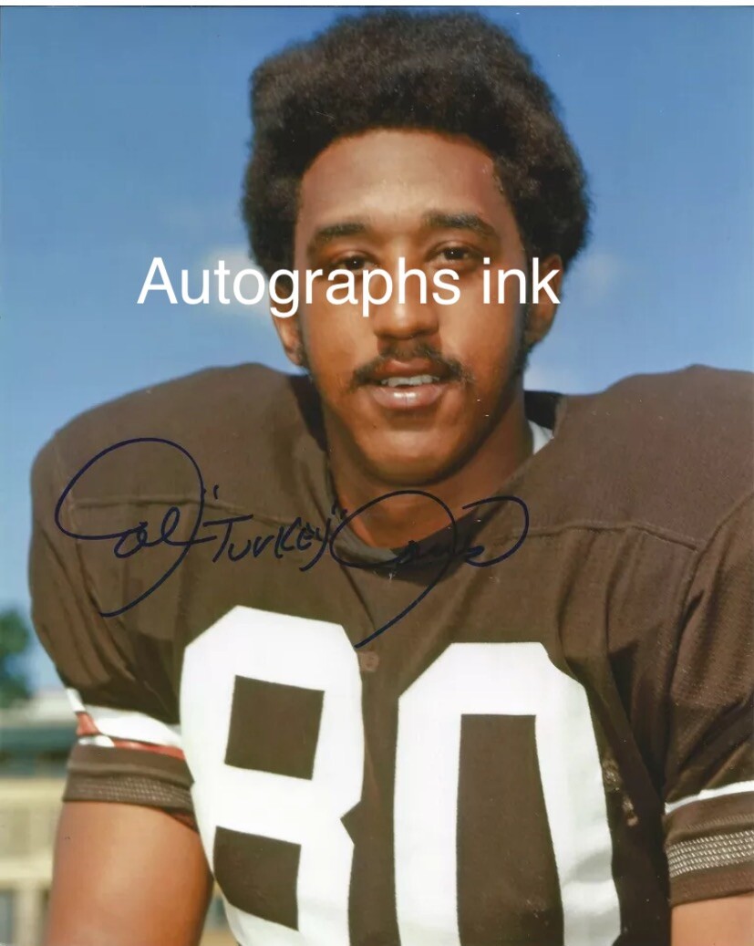Joe Turkey Jones Autographed 8x10 Cleveland Browns #7 | eBay