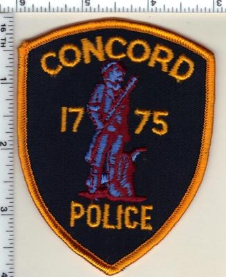 Concord Police (Massachusetts) Shoulder Patch - from 1990 | eBay