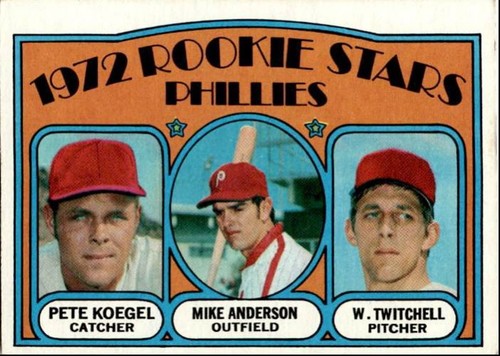 1972 Topps Phillies Rookies - Pete Koegel/Mike Anderson/Wayne Twitchell ...