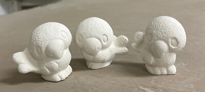 SMALL CROW Ceramic Bisque (3pc)Birds•Cutie•Eat Humble Pie •Fluffy ...