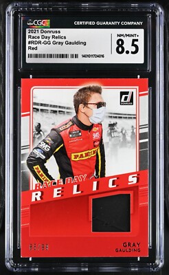 Gray Gaulding #RDR-GG CGC 8.5 (2021, Donruss) NASCAR Race Day Relics ...