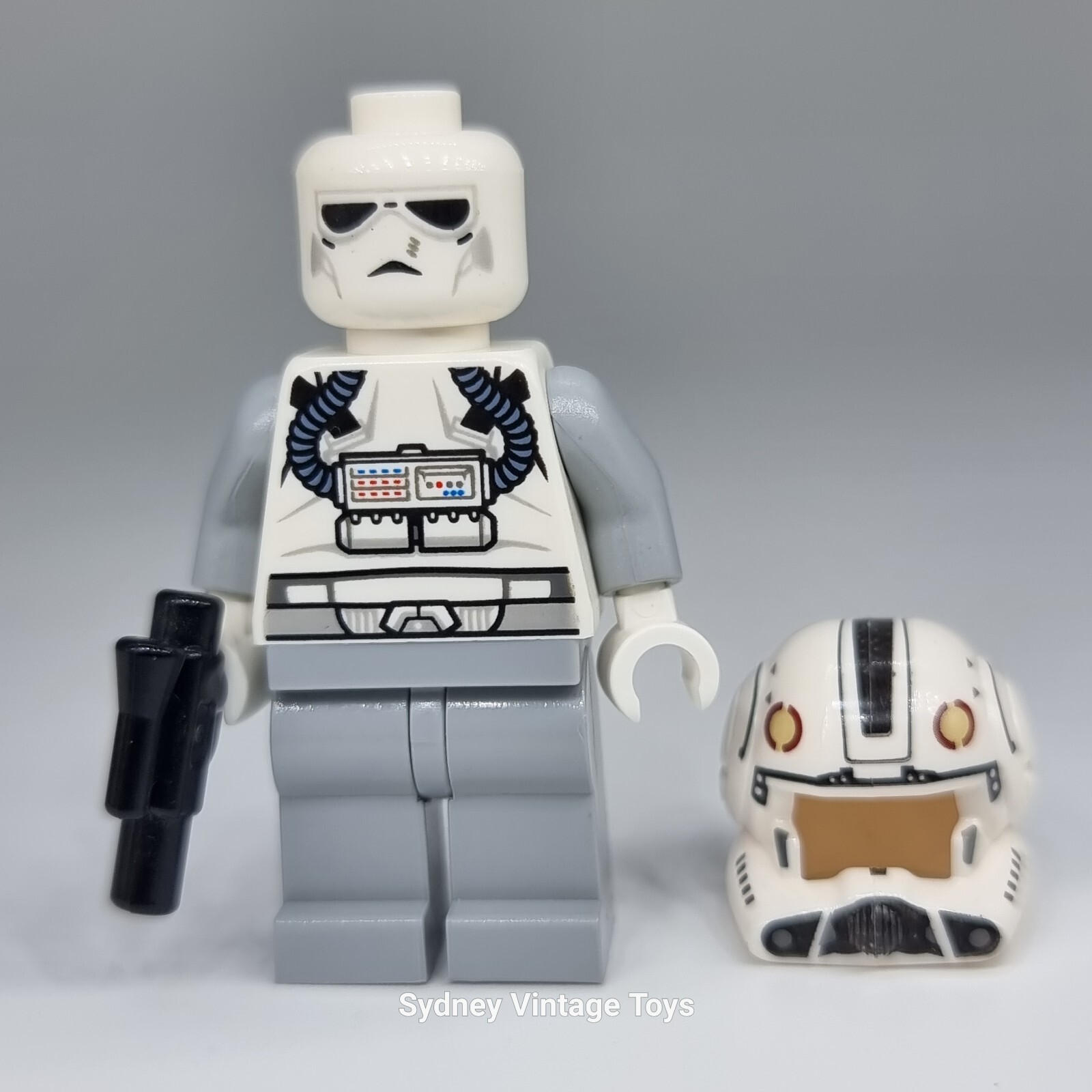 LEGO Star Wars Clone Trooper V-wing Pilot (Phase 2) White Head sw0525 ...